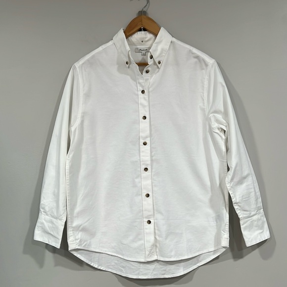 Madewell White Button Down